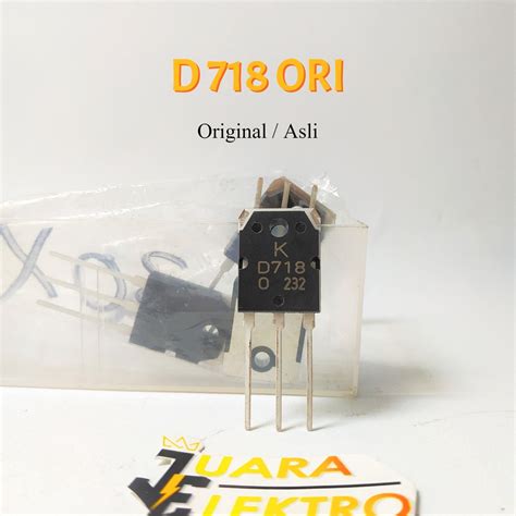 Ori D718 Transistor Original D 718 Transistor Tr Shopee Malaysia
