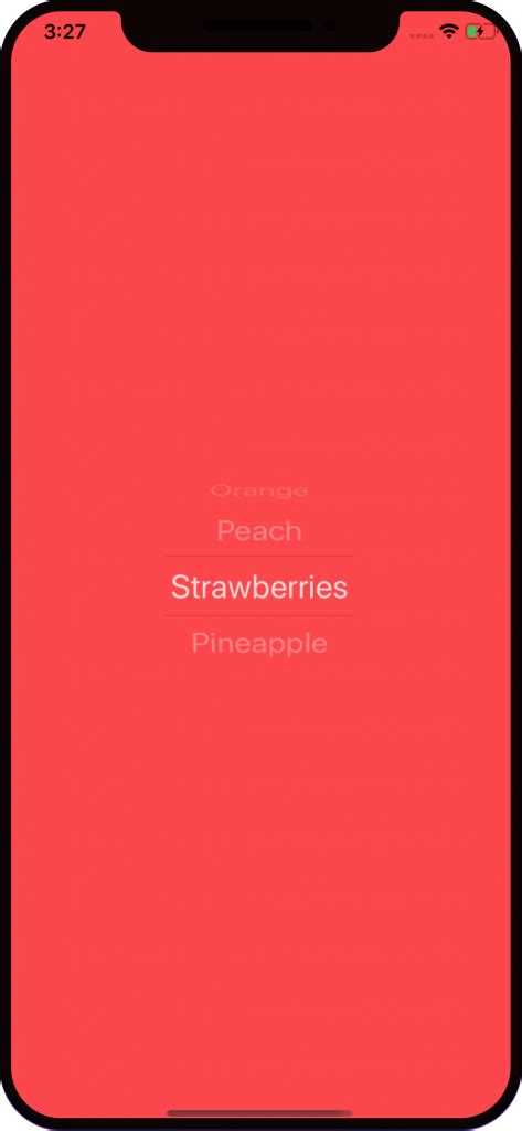 react native wheel picker example react native master