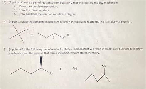 Solved 1 15 Points State It The Following Pairs Of Chegg Com