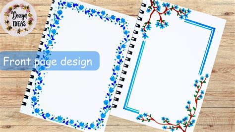 Draw Simple Border Designs Easy Border Designs For Project Work Assignment Paper Design Youtube