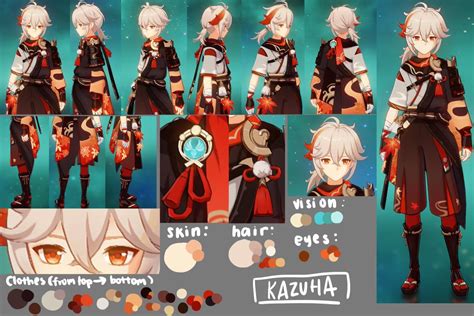 Pin On Genshin Character Design Character Model Sheet Animation Art