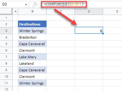 Count Duplicate Values Only Once In Excel Google Sheets Auto VBA