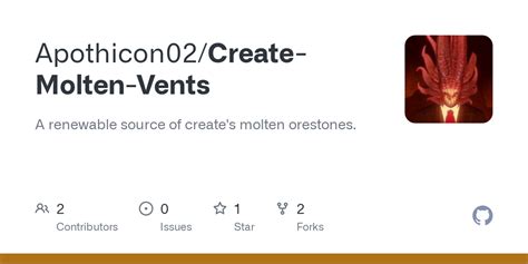 GitHub Apothicon02 Create Molten Vents A Renewable Source Of Create S Molten Orestones