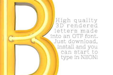 Neon Otf Colour Font Free Font