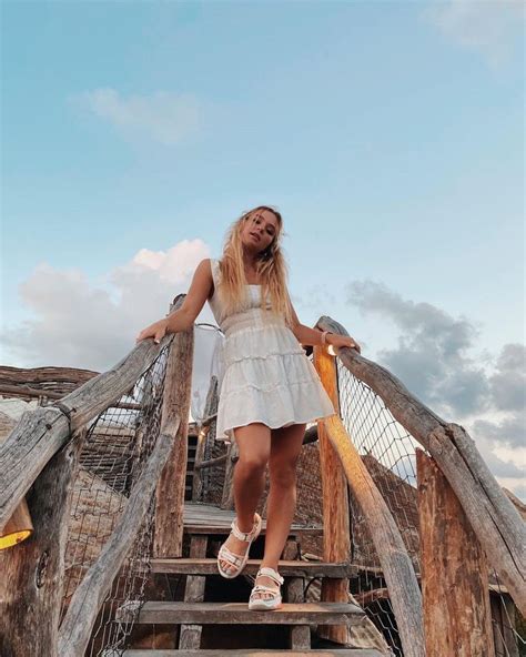 Pin By Maria Clara On Sofya Blonde Girl Russian Girls White Dress