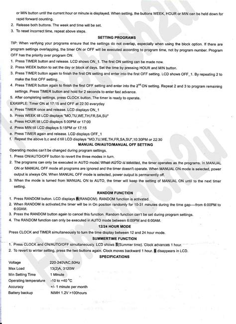 Sum Electronic Programmable Digital Timer Socket Plug With LCD Display SIRIM APPROVED