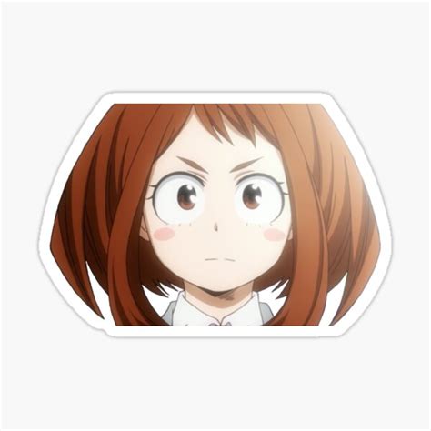 Uraka My Hero Sticker By Snailhunter66 Redbubble