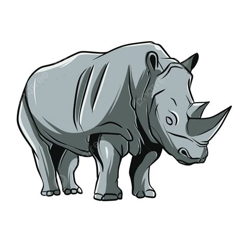 코뿔소의 만화 그림 일러스트 그림 일러스트 만화 일러스트 코뿔소 만화 Png 일러스트 및 Psd 이미지 무료 다운로드 Pngtree