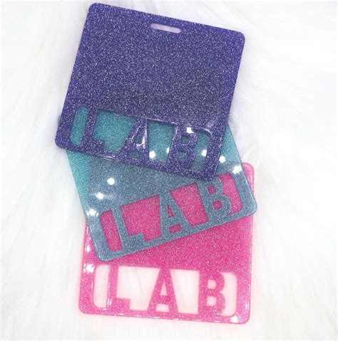 Lab Badge Buddy Horizontal Badge Buddy Id Holder Healthcare T Medical Badge Buddy