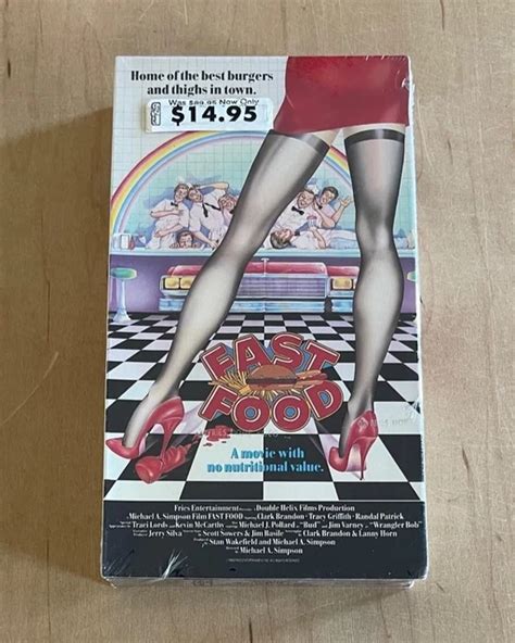 Fast Food 1989 Sealed Vhs Fries Edy Love Drug Traci Lords Jim