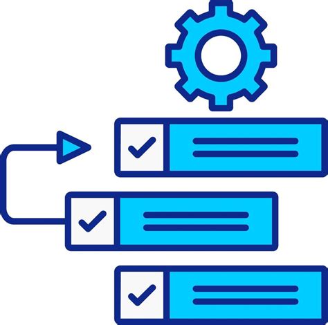 Backlog Blue Filled Icon 37207734 Vector Art At Vecteezy