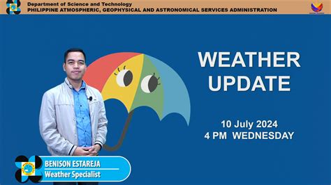 Public Weather Forecast issued at 4AM | July 14, 2024 - Sunday | Public Weather Forecast issued ...