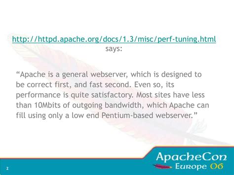 ppt apache performance tuning powerpoint presentation free download