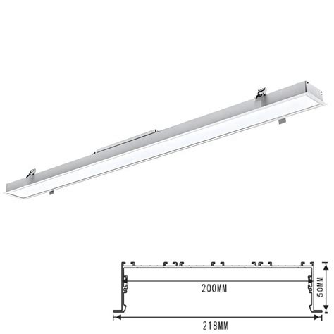 Led Recessed Linear Light Rll21850 Fixture Width Benefits Ledtek Technology Coltd