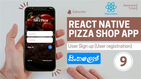 create a pizza shop app using react native and firebase a to z b g