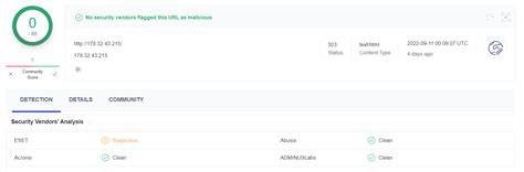 Ip Address On Blacklist Malware Finding And Cleaning Eset Security Forum