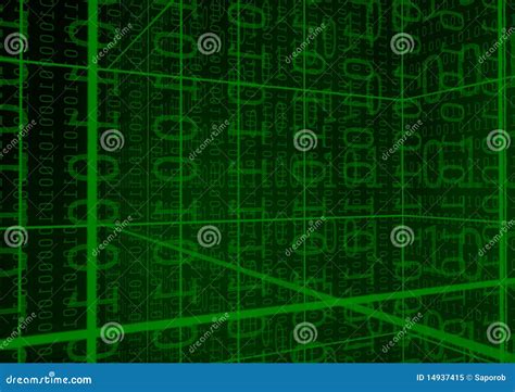 Binary Digits Background Stock Illustration Illustration Of Conceptual