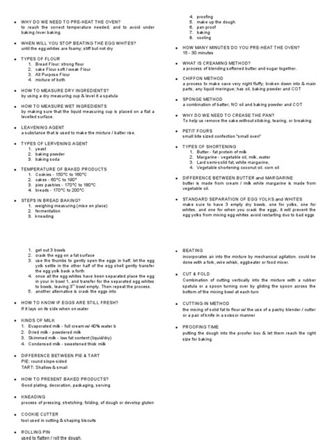 Bpp Nc2 Reviewer Pdf Cakes Baking