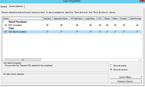 how to create a server side trace on sql server database tutorials