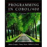 Programming In COBOL Structured COBOL Programming For The AS Nd By Cooper James