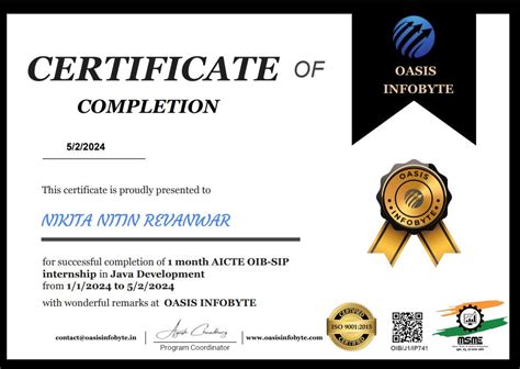 Nikita Revanwar On Linkedin Oasisinfobyteinternship Oasisinfobyte
