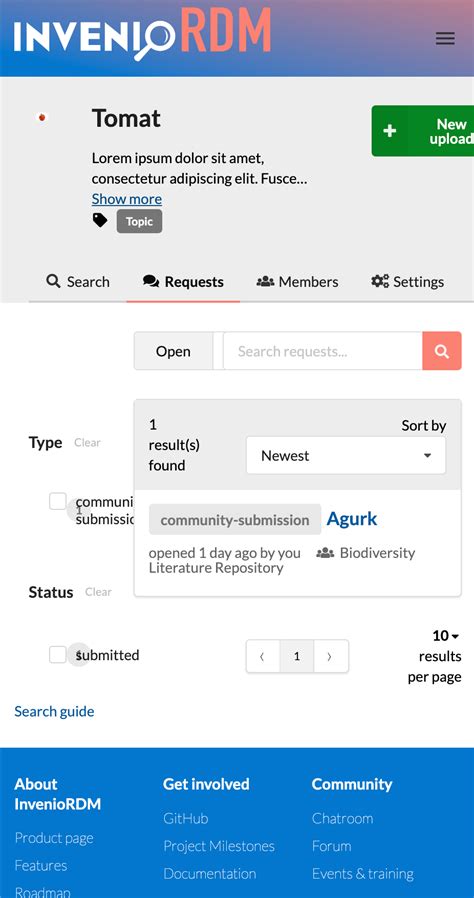 community requests tab contents not responsive · issue 563