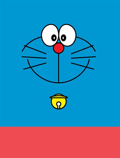 Minimalist Doraemon Behance