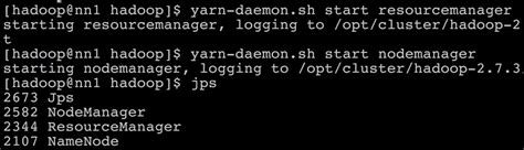 Installing A Single Node Cluster Yarn Components Hadoop 2x Administration Cookbook