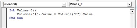 Change A Column Or Columns To Values Using VBA In Microsoft Excel