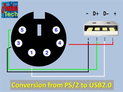 Переходник для клавиатуры с ps 2 на usb своими руками схема