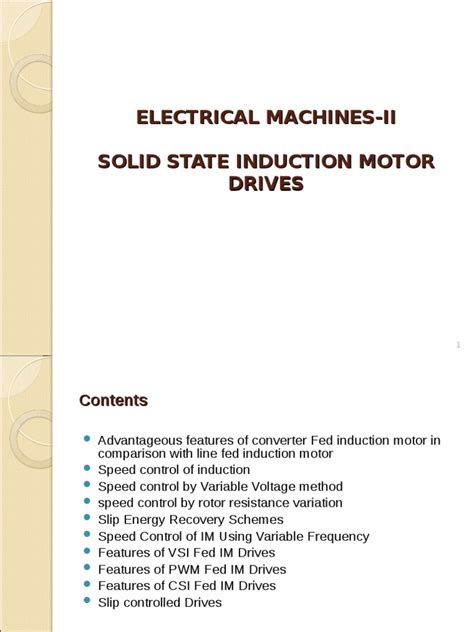 Solid State Induction Motors Drives Download Free Pdf Electric