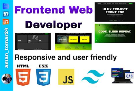 Develop Responsive Website With Html Css And Javascript By Amantomar242 Fiverr