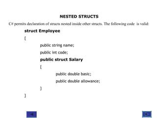 Structure And Enum In C PPT