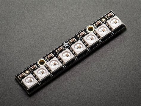 Neopixel Stick 8 X 5050 Rgb Led With Integrated Drivers Raspberry Pi Arduino