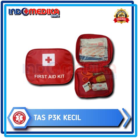 Jual Tas P3k Mini First Aid Kit Red Bag Warna Merah Lengkap Isi Shopee Indonesia