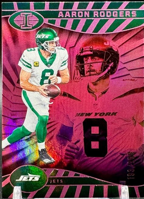 Aaron Rodgers Pink 68 Prices 2024 Panini Illusions Football Cards
