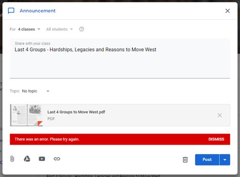 Why Am I Getting An Error Message When I Submit My Assignment Has Happened 2 Weeks In A Row