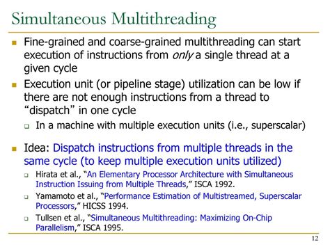 computer architecture multithreading ii ppt download