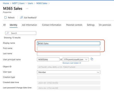 rename existing resource account display name r microsoftteams