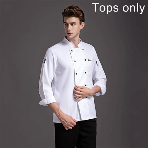Professional Long Sleeves Restaurant Uniform Chef Coat
