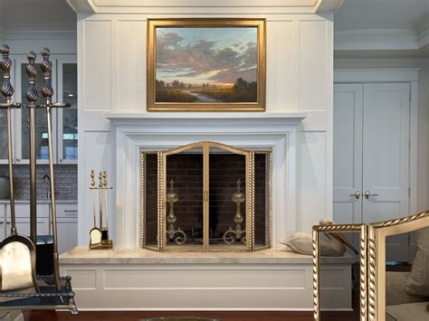 Vintage Fireplace Screens And Accessories