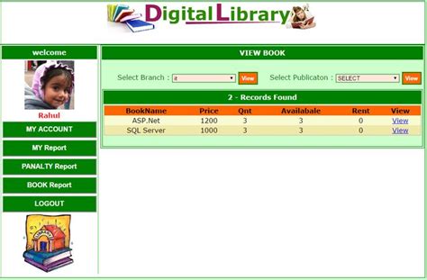 Library Management System Project In C Library Digital