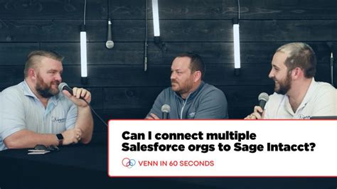 Salesforce Crm Sageintacct Businessautomation Venn Technology