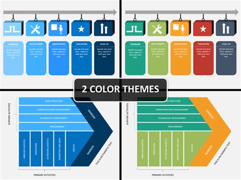 Value Chain PowerPoint Template SketchBubble
