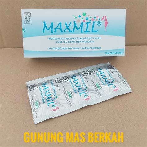 Jual Maxmil Maxmil Maxmil Multivitamin Dan Nutrisi Untuk Ibu Hamil