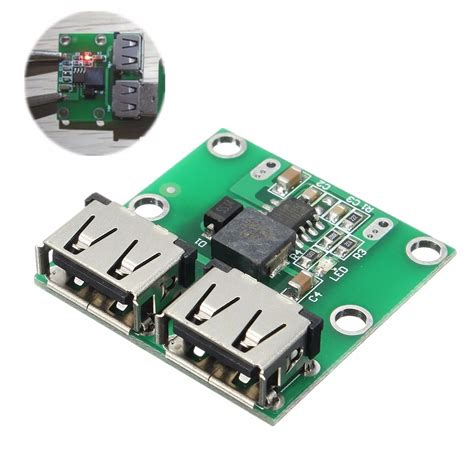 New Arrival PC Dual USB Output V V V V To V DC DC A Step Down Power Module Converter