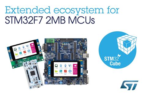 stm32f7 microcontrollers from stmicroelectronics expand ecosystem with