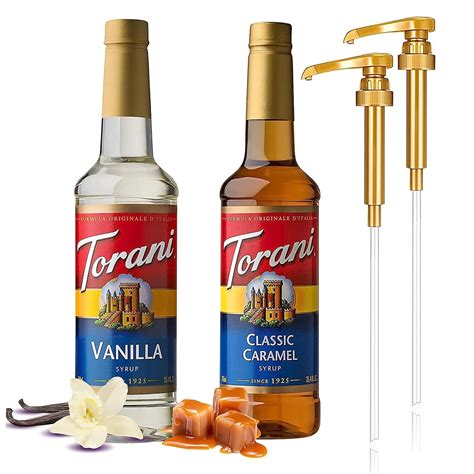Torani Coffee Syrup Variety Pack Vanilla And Caramel