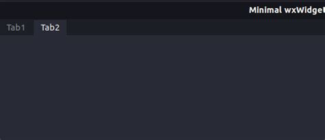 C How To Center Tabs Of Wxnotebook In Wxwidgets Stack Overflow