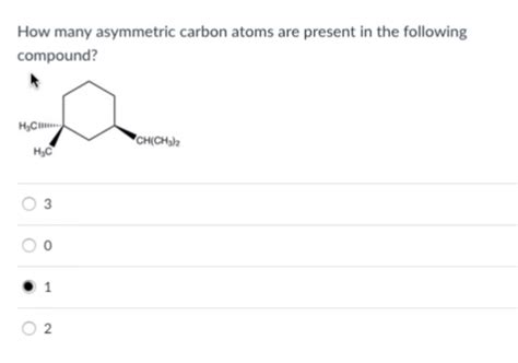 Why Is There Only One Asymmetric Carbon Here And Which One Is It Mcat